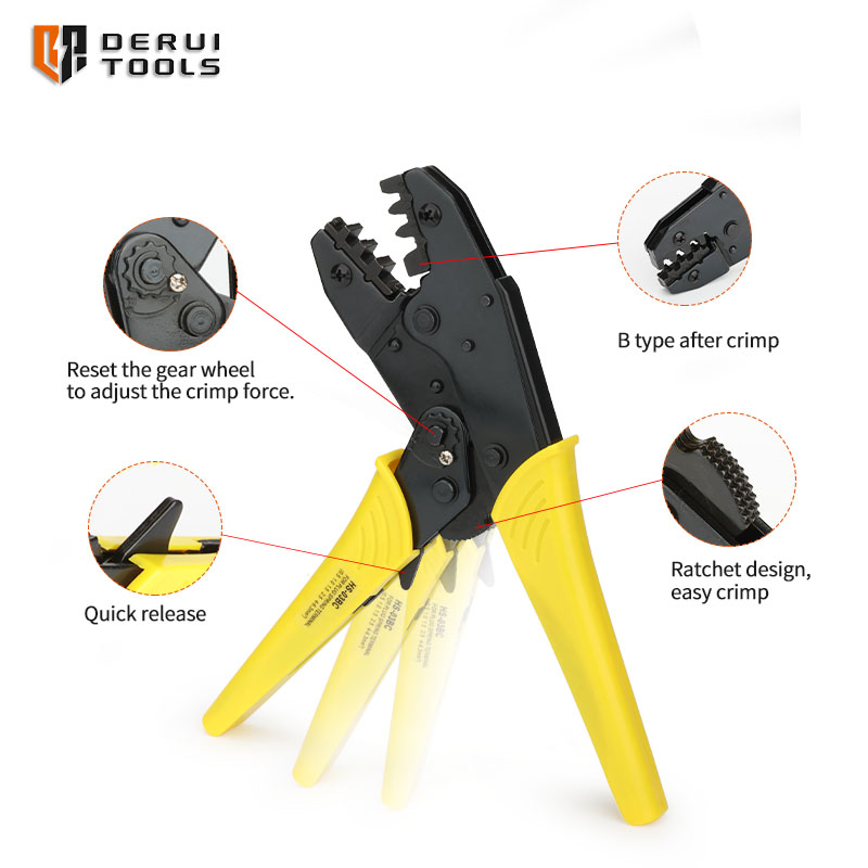 HS-03BC Hand Crimping Tool - Deruitools Cable Cutter Manufacturer,Cable ...